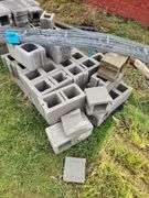 Pallet of Cement Blocks and Wire Bond - Baer Auctioneers - Realty, LLC