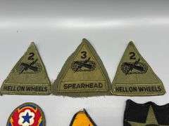 Armored Division Insignia Lot - Baer Auctioneers - Realty, LLC