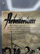 1937 German WW2 Magazine "The German Labor Force and the Community ...