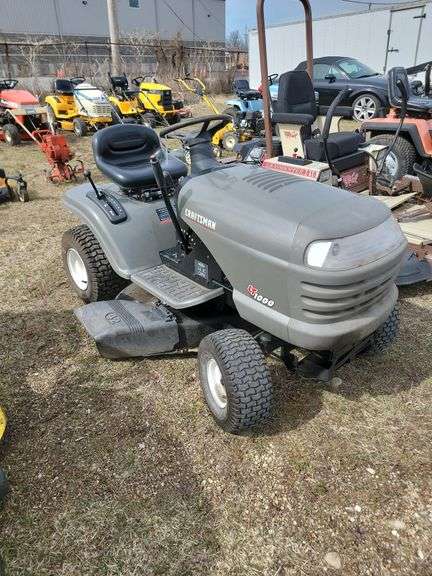Craftsman LT1000 42"Cut Riding Mower-runs - Baer Auctioneers - Realty, LLC