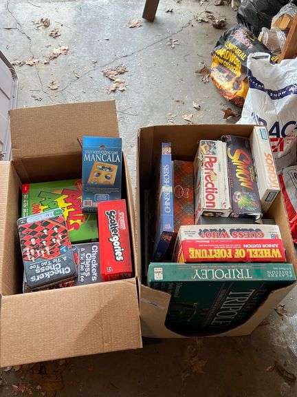 2 Boxes of Games - Baer Auctioneers - Realty, LLC