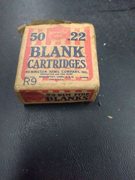 Box 22 Blank Cartridges in Original Box - Baer Auctioneers - Realty, LLC