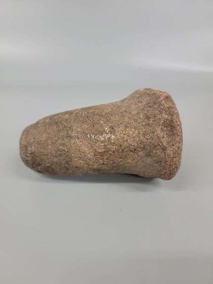 Large Native American Indian Stone Pestle - Baer Auctioneers - Realty, LLC