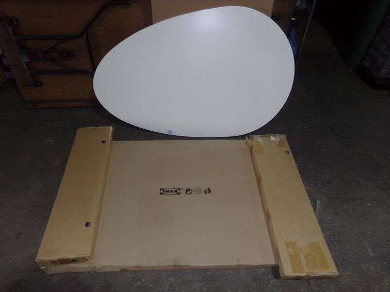 2 - New Egg Shaped Tables - Baer Auctioneers - Realty, LLC