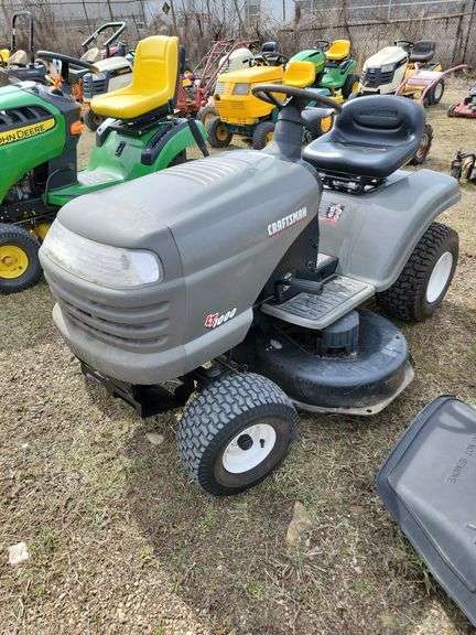 Craftsman LT1000 42"Cut Riding Mower-runs - Baer Auctioneers - Realty, LLC