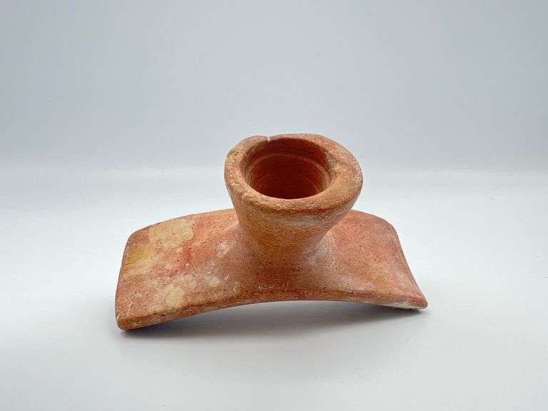 Native American Red Clay Pipe - Baer Auctioneers - Realty, LLC