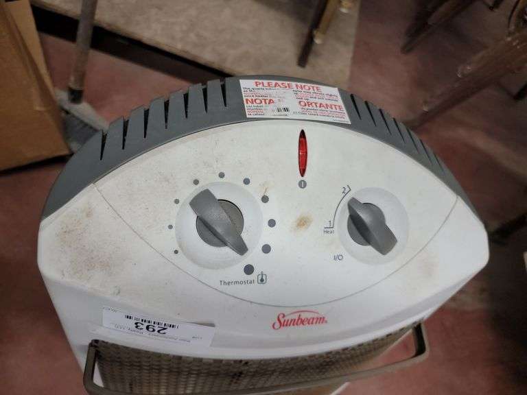 Sunbeam Heater - Baer Auctioneers - Realty, LLC