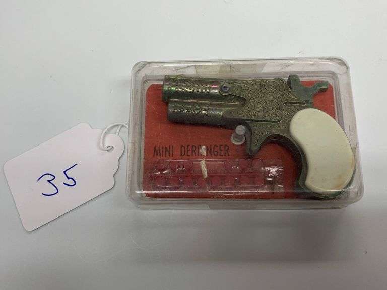 Mini Derringer Cap Gun - Made In Italy (In Box) - Baer Auctioneers ...