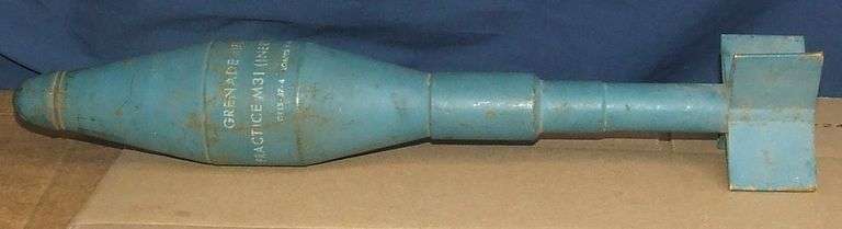 US M31 Rifle Practice Grenade - Baer Auctioneers - Realty, LLC
