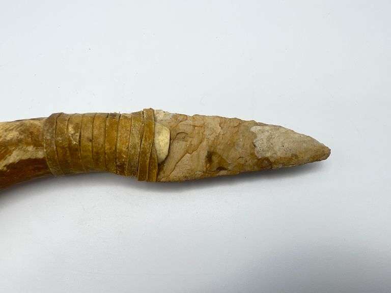 Native American Flint Knapped Cutting Tool with Antler Handle - Baer ...