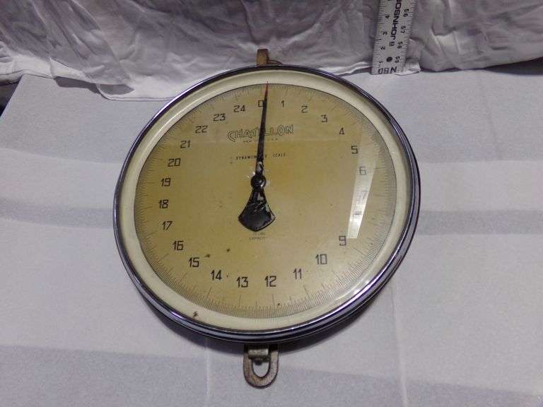Vintage Chatillon Dynamometer Scale - Baer Auctioneers - Realty, LLC