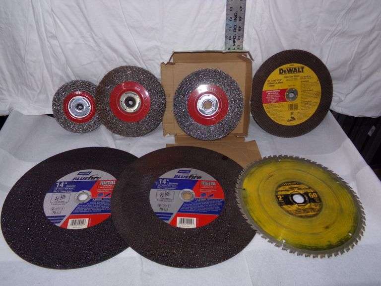 Wire Wheels, Chop Saw Wheel, Wood cutting Blade - Baer Auctioneers ...
