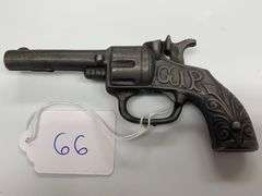 *RARE* Stevens "Gip" "Pat" Cast Iron Cap Gun - Baer Auctioneers ...