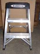 Werner 2 Step Aluminum Ladder - Baer Auctioneers - Realty, LLC