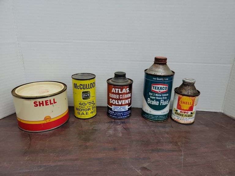 2 Full Vintage Auto Lubricants - Baer Auctioneers - Realty, LLC
