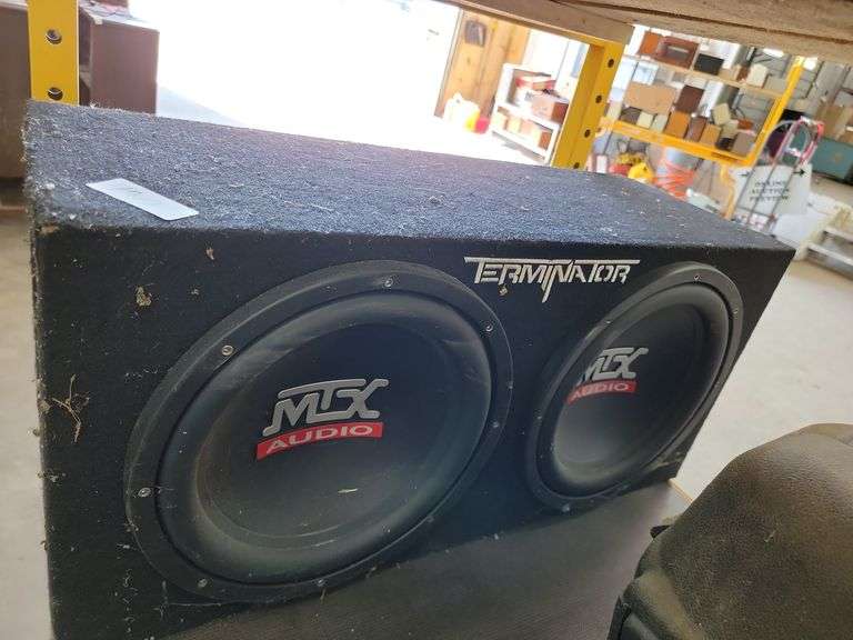 Terminator MTX Speakers - Baer Auctioneers - Realty, LLC