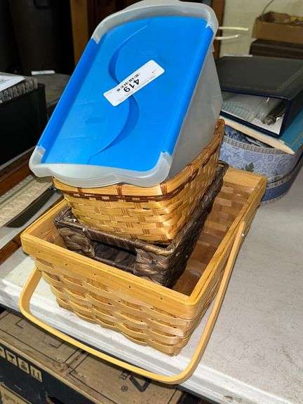 Assorted Baskets, Container - Baer Auctioneers - Realty, LLC