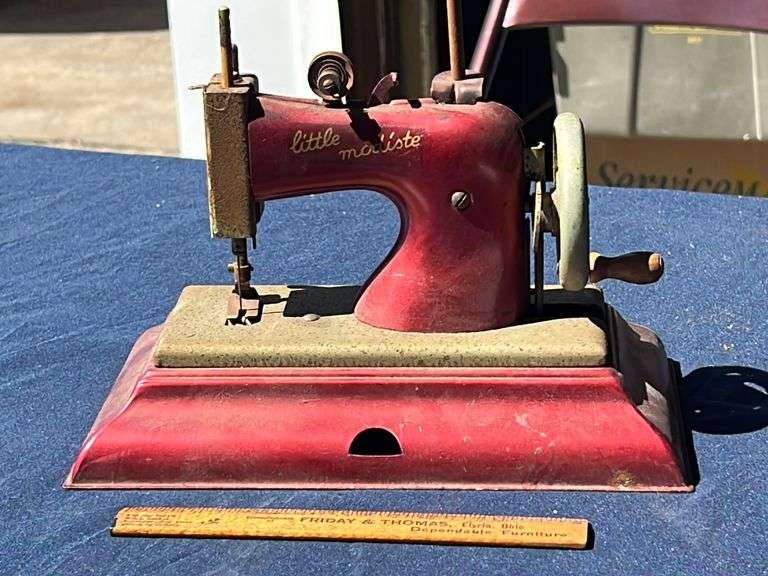 Vintage Little Modiste Toy Sewing Machine - Baer Auctioneers - Realty, LLC