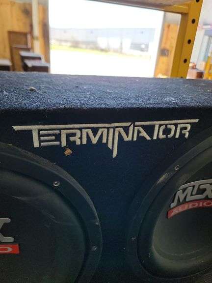 Terminator MTX Speakers - Baer Auctioneers - Realty, LLC