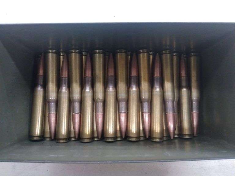 72 Rnds 50 BMG Surplus in Ammo Can - Baer Auctioneers - Realty, LLC