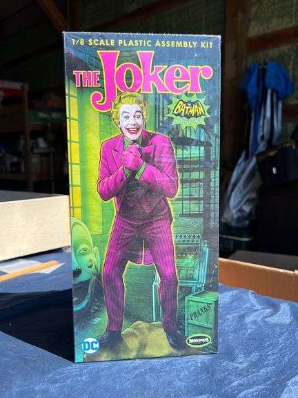 Mobebius NOS 1/8 Scale The Joker Model Kit - Baer Auctioneers - Realty, LLC