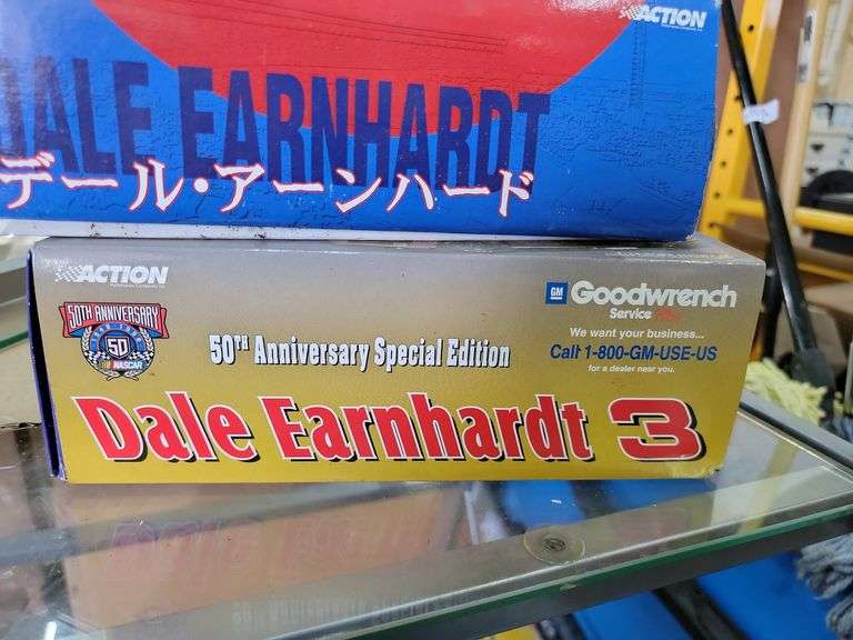 2 Dale Earnhardt Race Cars & One Dale Earnhardt Jr Nascar Candy Dish ...