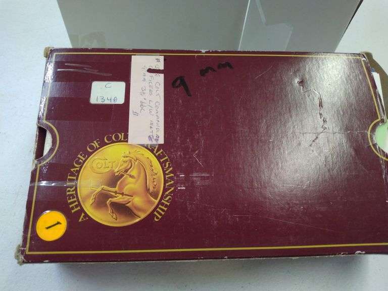 Colt Commanding Officers 9mm Pistol - Baer Auctioneers - Realty, LLC