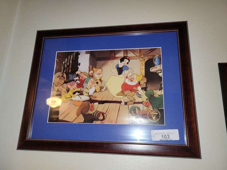 3 Snow White Framed Pictures - Baer Auctioneers - Realty, LLC