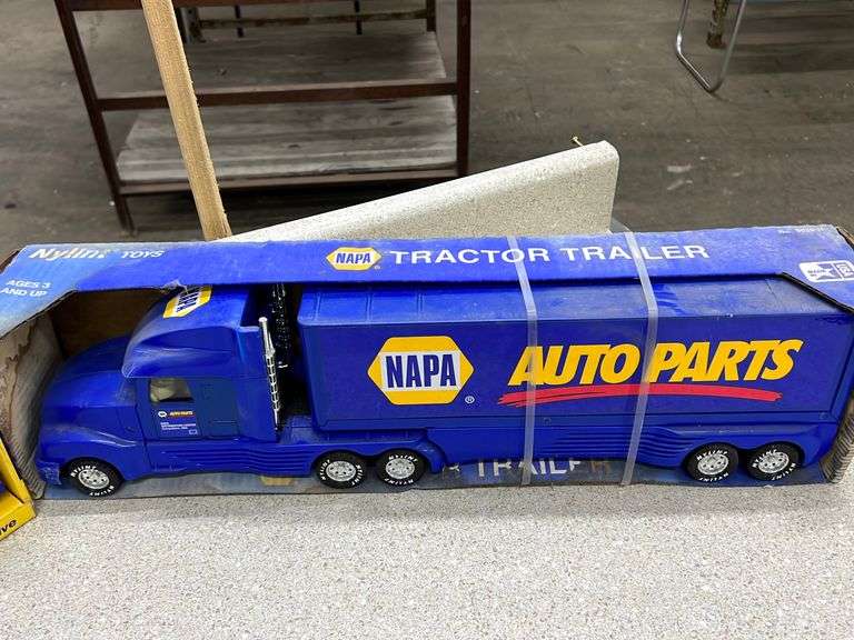 2 Napa Tractor Trailer Model Trucks - Baer Auctioneers - Realty, LLC