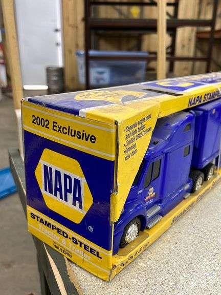 2 Napa Tractor Trailer Model Trucks - Baer Auctioneers - Realty, LLC