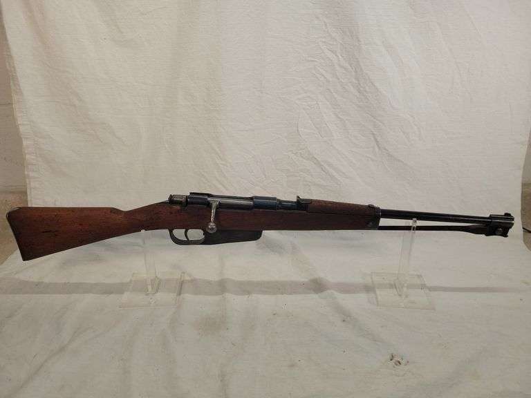 Italian Carcano M38 Carbiner 6.5 Carcano Rifle - Baer Auctioneers ...