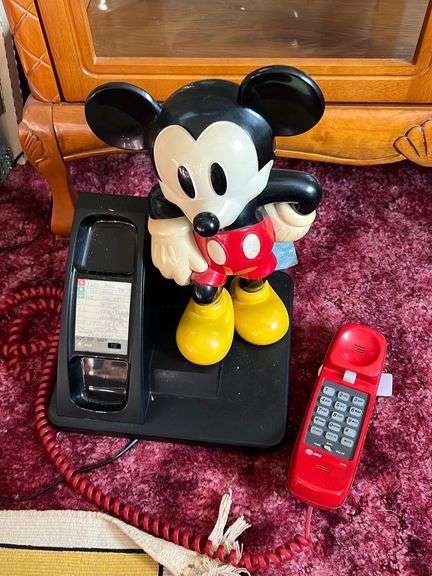 Mickey Mouse Home Phone - Baer Auctioneers - Realty, LLC