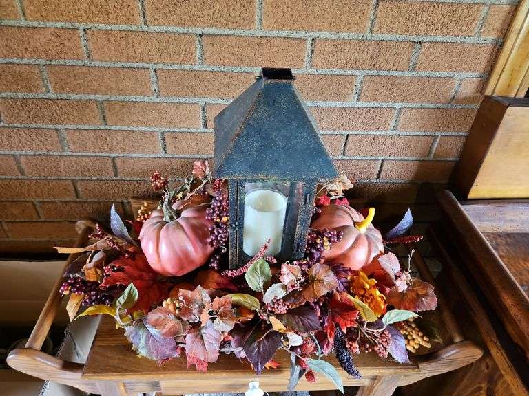 Kitchen Side Table with Towel Racks - Baer Auctioneers - Realty, LLC