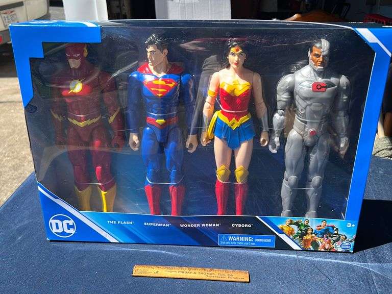 Spinmaster DC Comics Super Hero Set NOS - Baer Auctioneers - Realty, LLC
