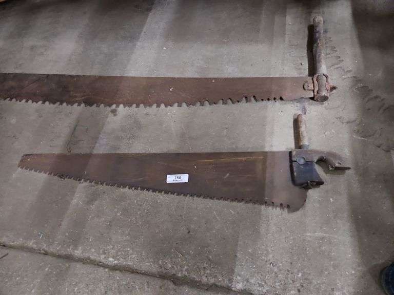 Vintage Hand Saw, 2 Man Saw - Baer Auctioneers - Realty, LLC