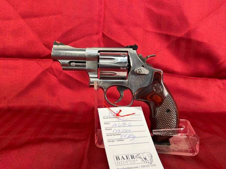 Smith & Wesson M629-6 44 Mag Revolver - Baer Auctioneers - Realty, LLC