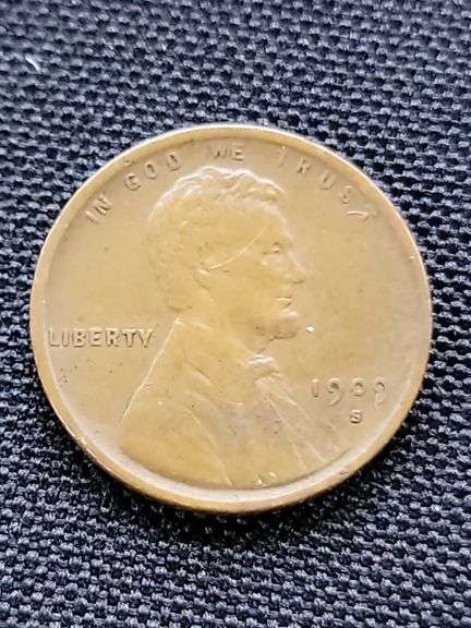 *Rare Key-Date* 1909 VDB-S Wheat Penny - Baer Auctioneers - Realty, LLC