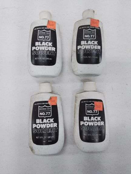 4-8 oz Bottle Black Powder Solvent - Baer Auctioneers - Realty, LLC