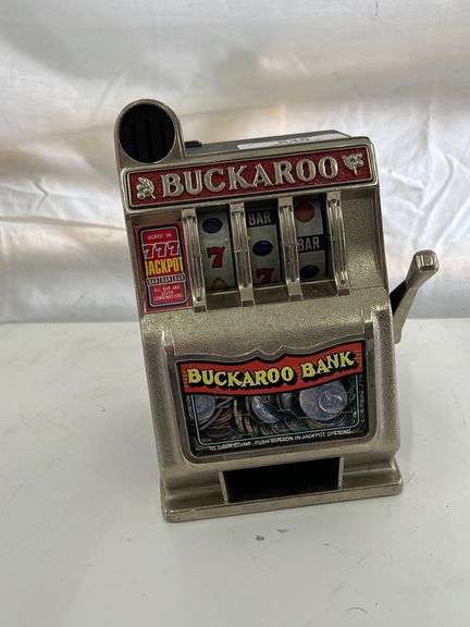 Buckaroo Slot Machine Bank - Baer Auctioneers - Realty, LLC