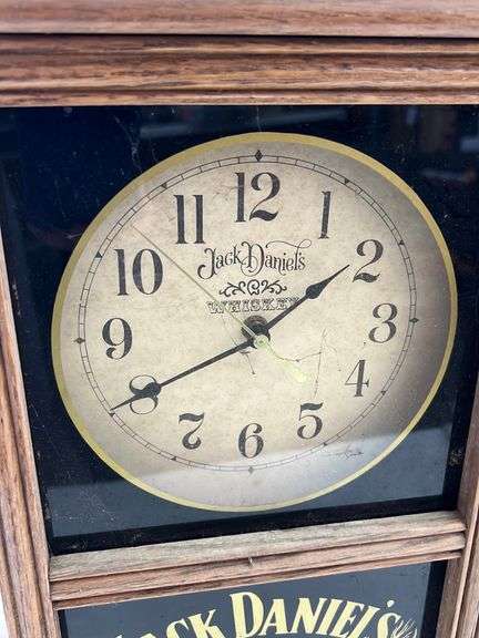 Vintage Jack Daniel’s Whiskey Clock - Baer Auctioneers - Realty, LLC