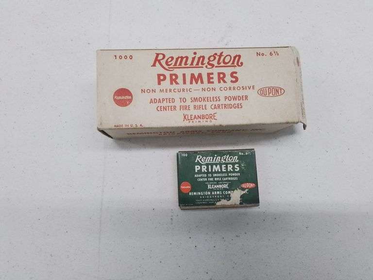 1000 count No 6 1/2 Remington Primers - Baer Auctioneers - Realty, LLC