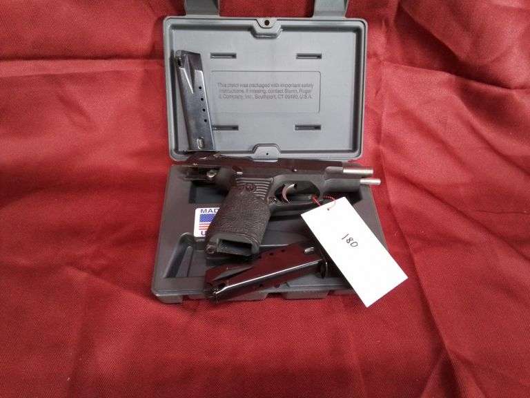 Ruger P98 9mm Pistol - Baer Auctioneers - Realty, LLC