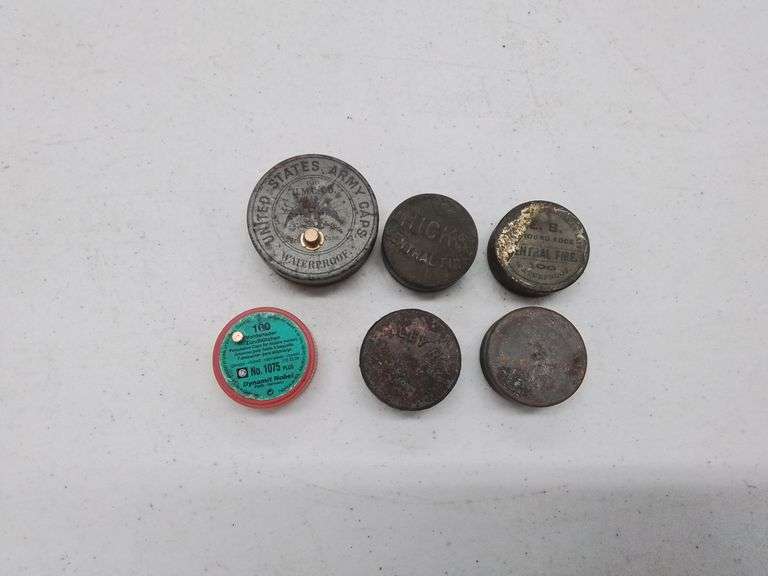 Lot Assorted Percussion Caps - Baer Auctioneers - Realty, LLC