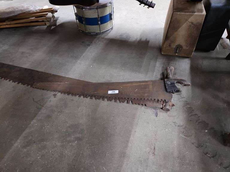 Vintage Hand Saw, 2 Man Saw - Baer Auctioneers - Realty, LLC