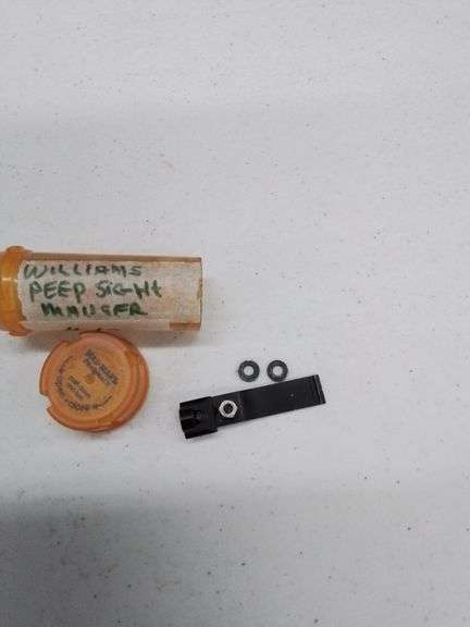 Williams peep sight for 96 Mauser - Baer Auctioneers - Realty, LLC