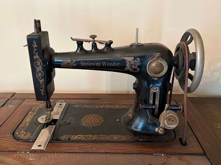 Steinway Wonder Treadle Sewing Machine - Baer Auctioneers - Realty, LLC