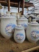 Pig Ceramic Canister Set - Baer Auctioneers - Realty, LLC