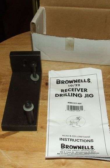 Ruger 10/22 Receiver Drilling Jig - Baer Auctioneers - Realty, LLC