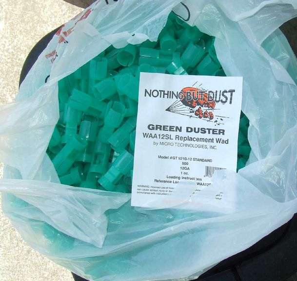400 Green Duster 12 ga Wads - Baer Auctioneers - Realty, LLC