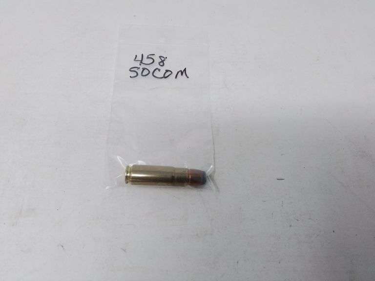 458 SOCOM round - Baer Auctioneers - Realty, LLC